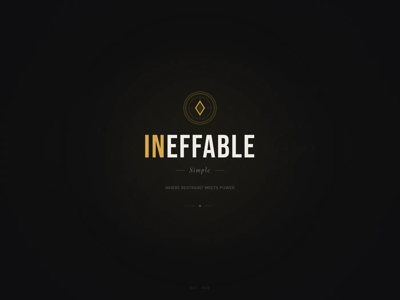 InEffable Simple Logo