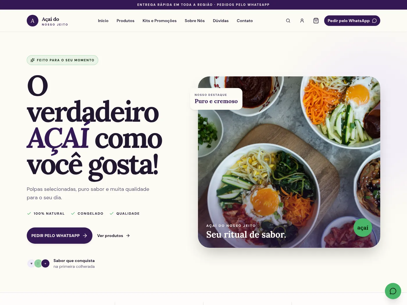 Açaí do Nosso Jeito