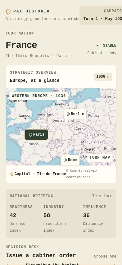 Pax Historia Mobile
