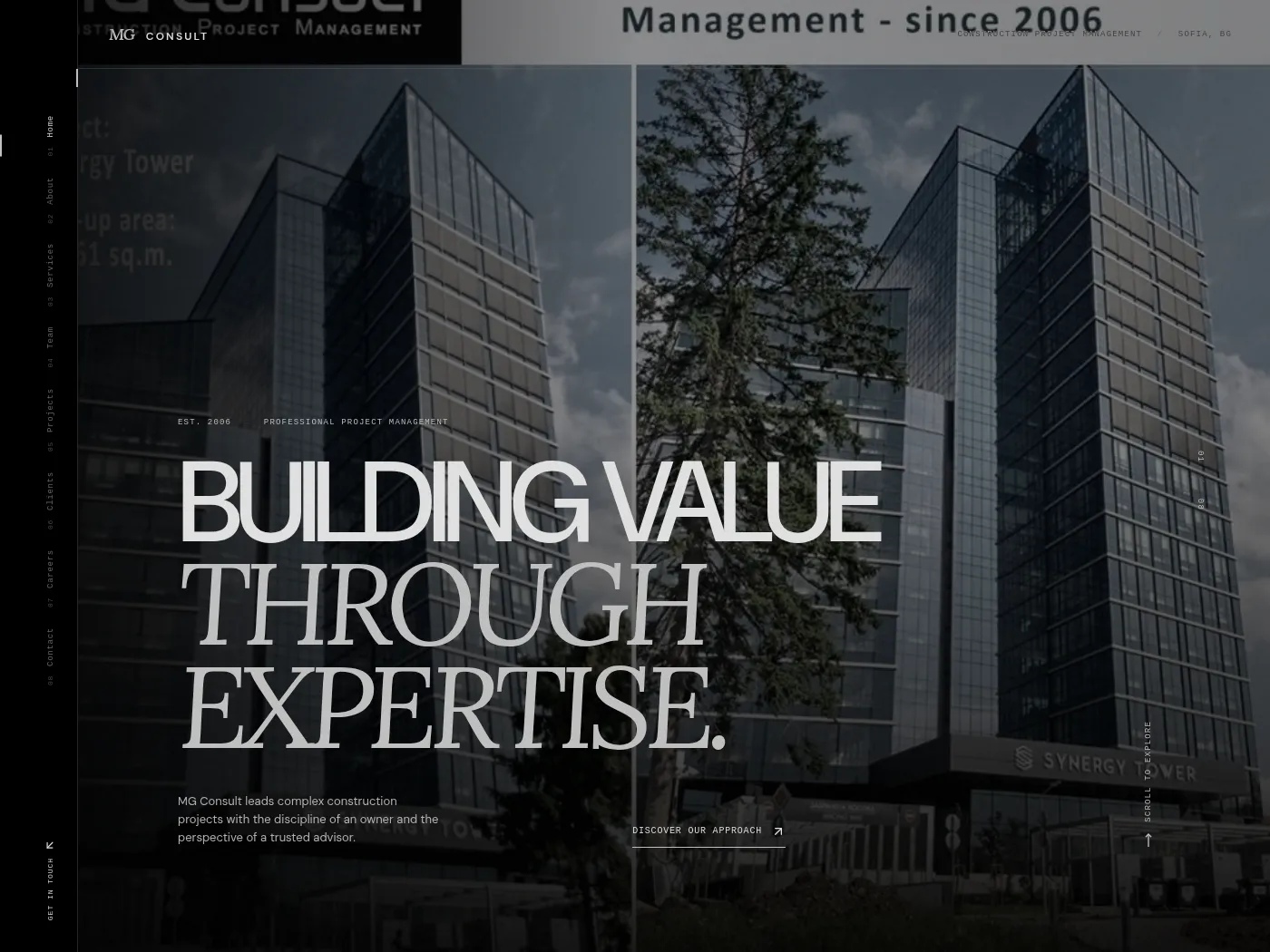MG Consult Architectural Web