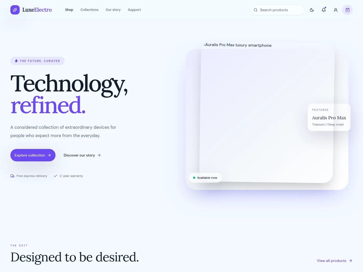 LuxeElectro Platform