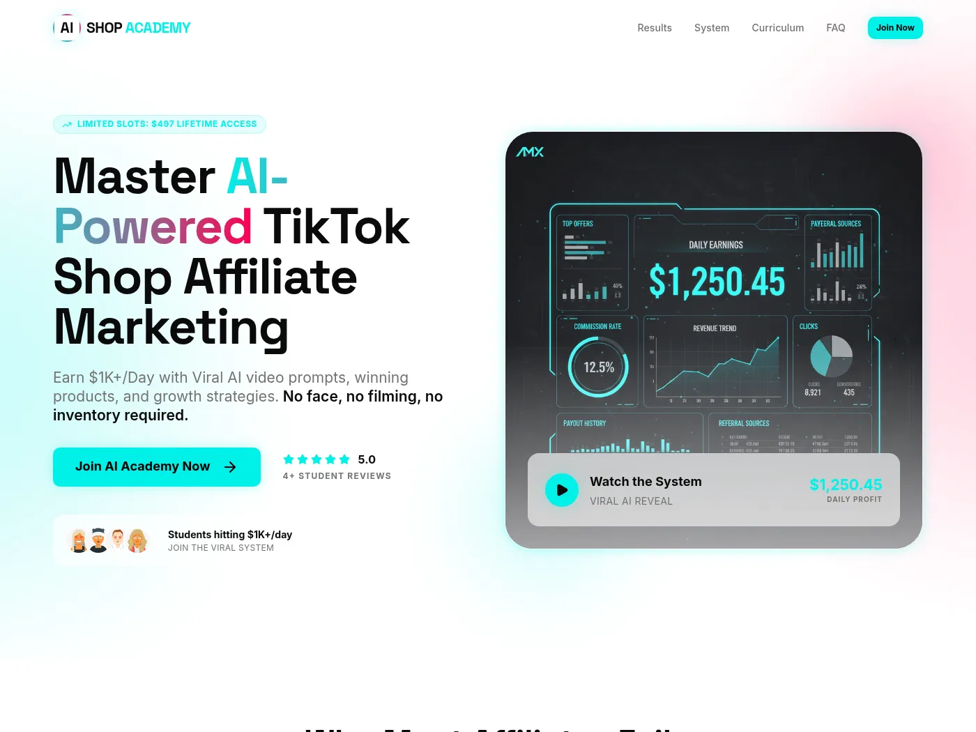 AI Shop Academy Site