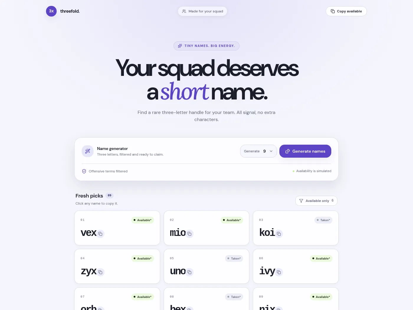 Discord Name Generator