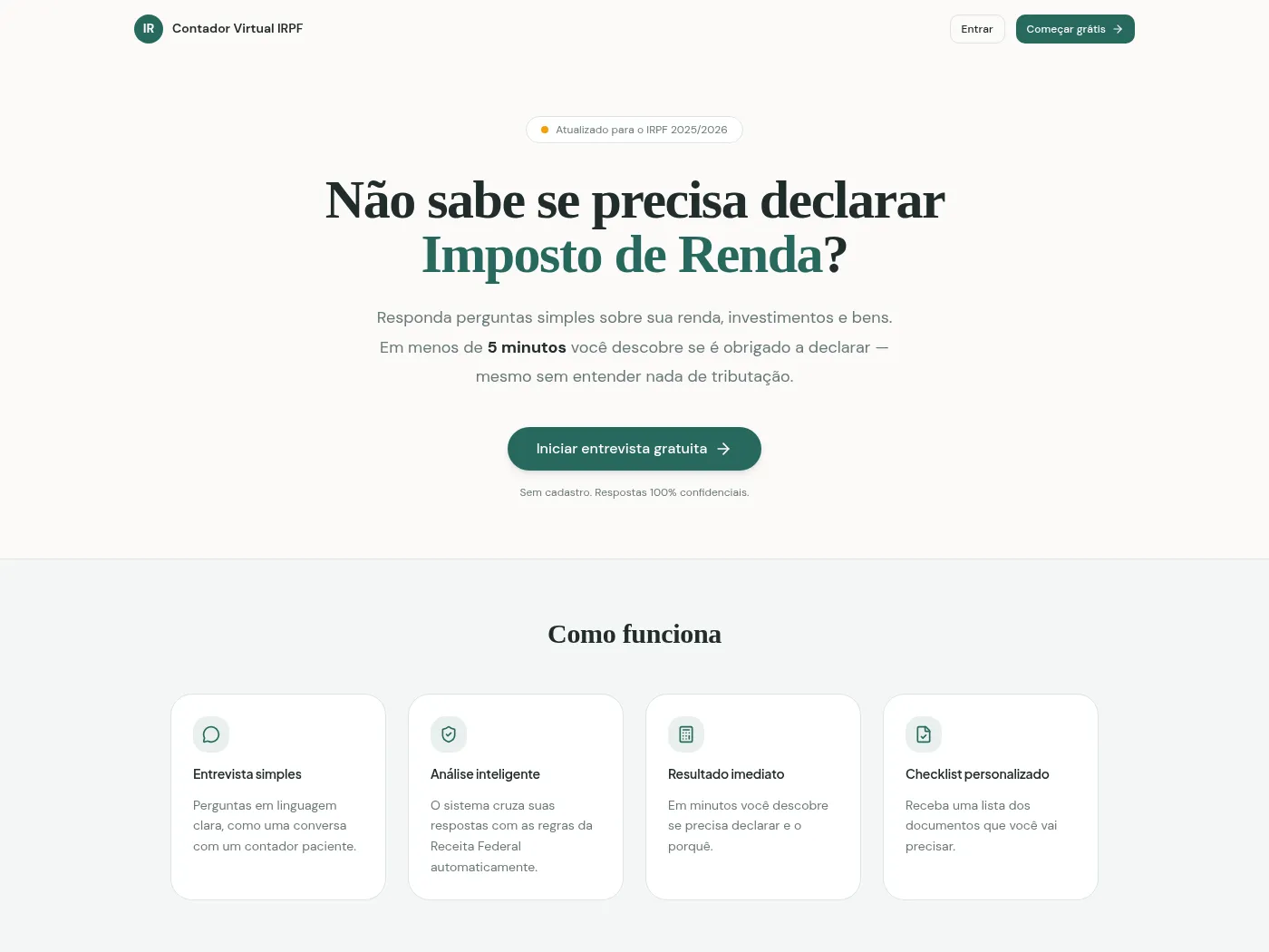 Contador Virtual IRPF