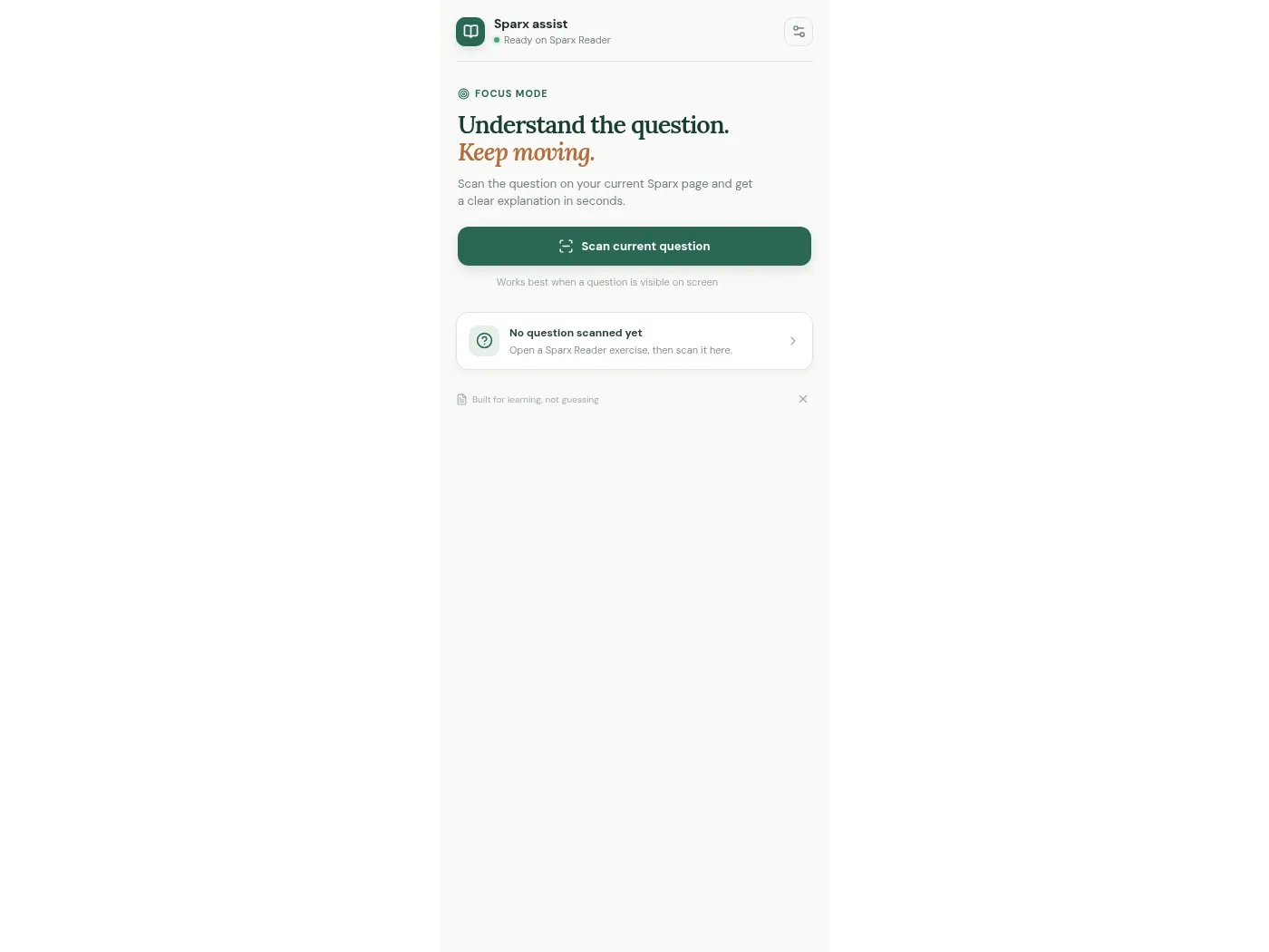 Sparx AI Study Assistant