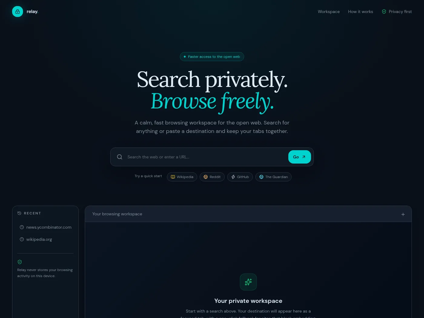 WebProxy Search Engine