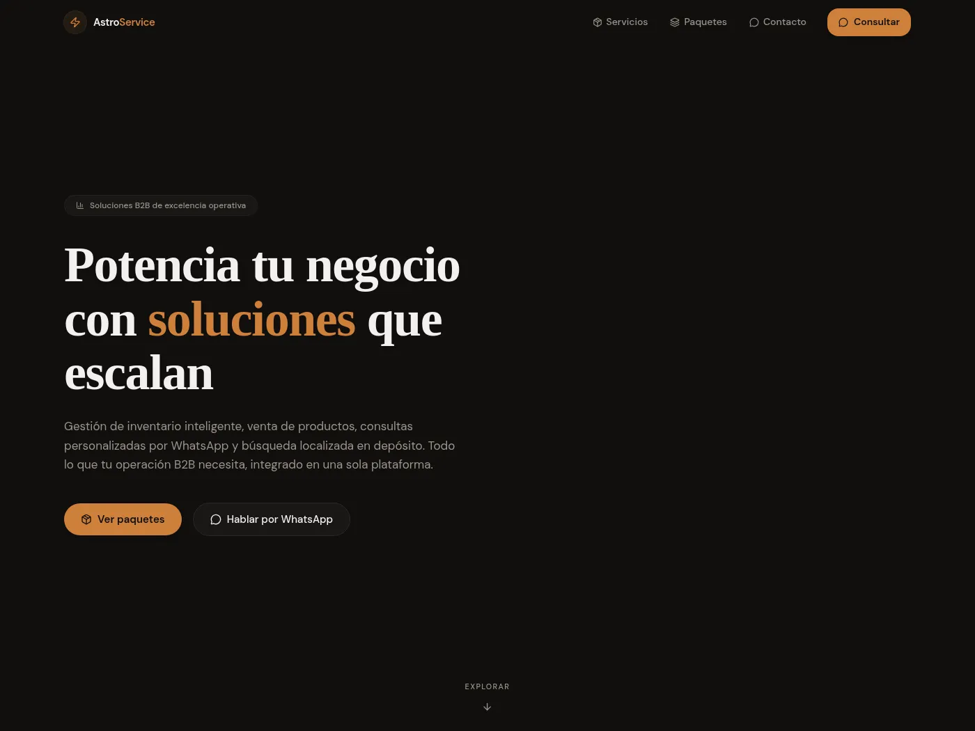 AstroService Web Portal