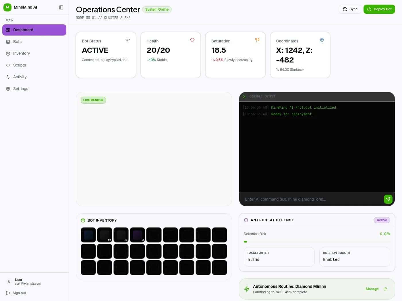 Minecraft AI Automation Suite