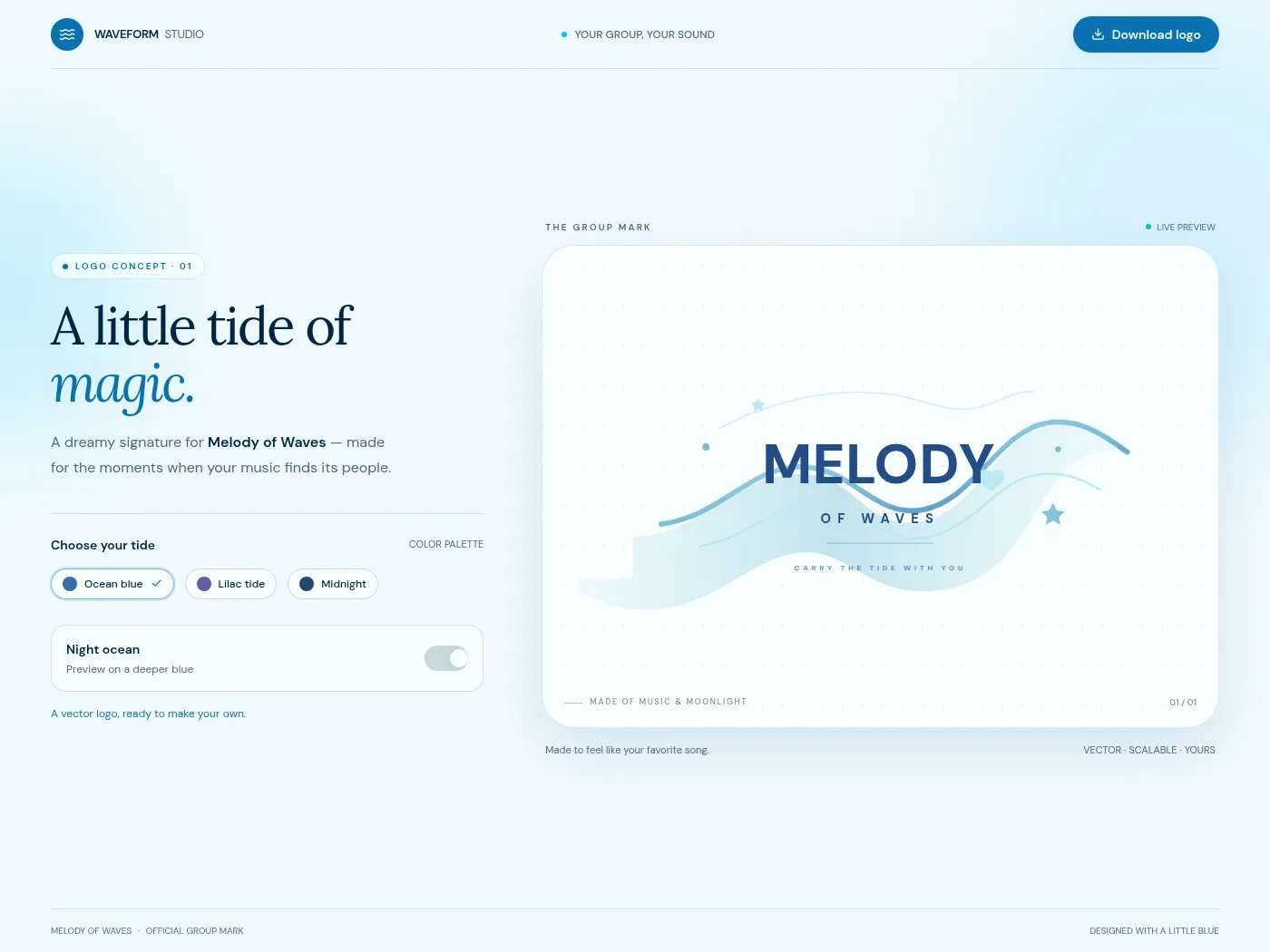 Melody of Waves Logo