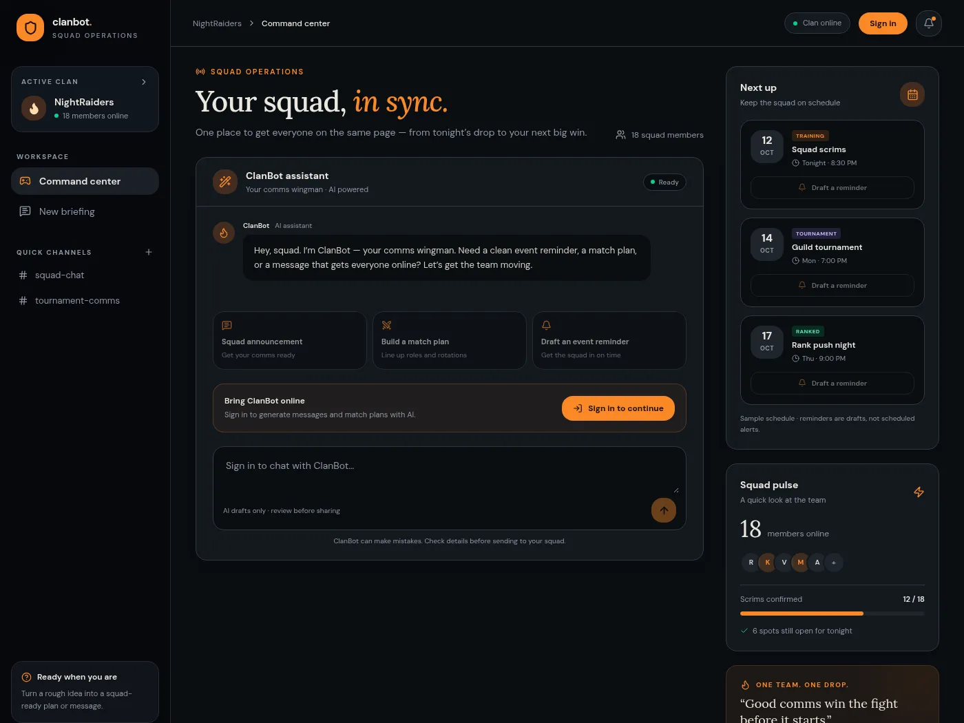 ClanBot Connect