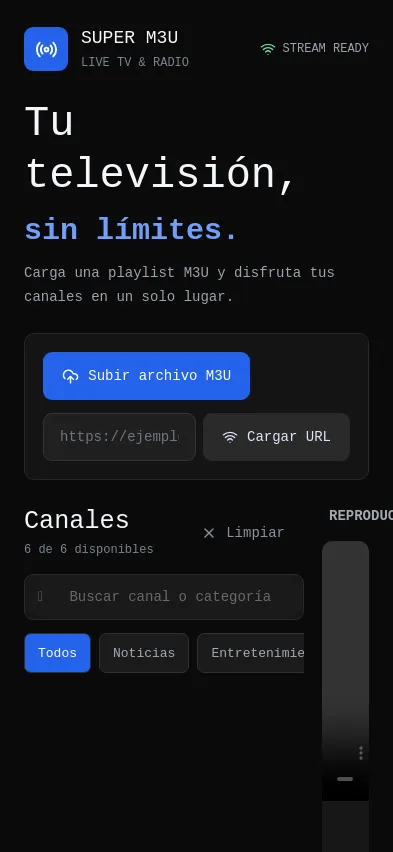 Super M3U TV