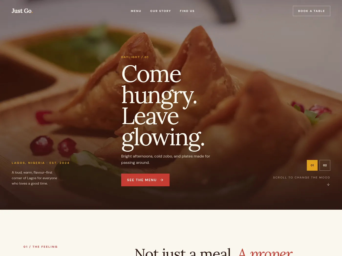 Just Go Lagos Eatery