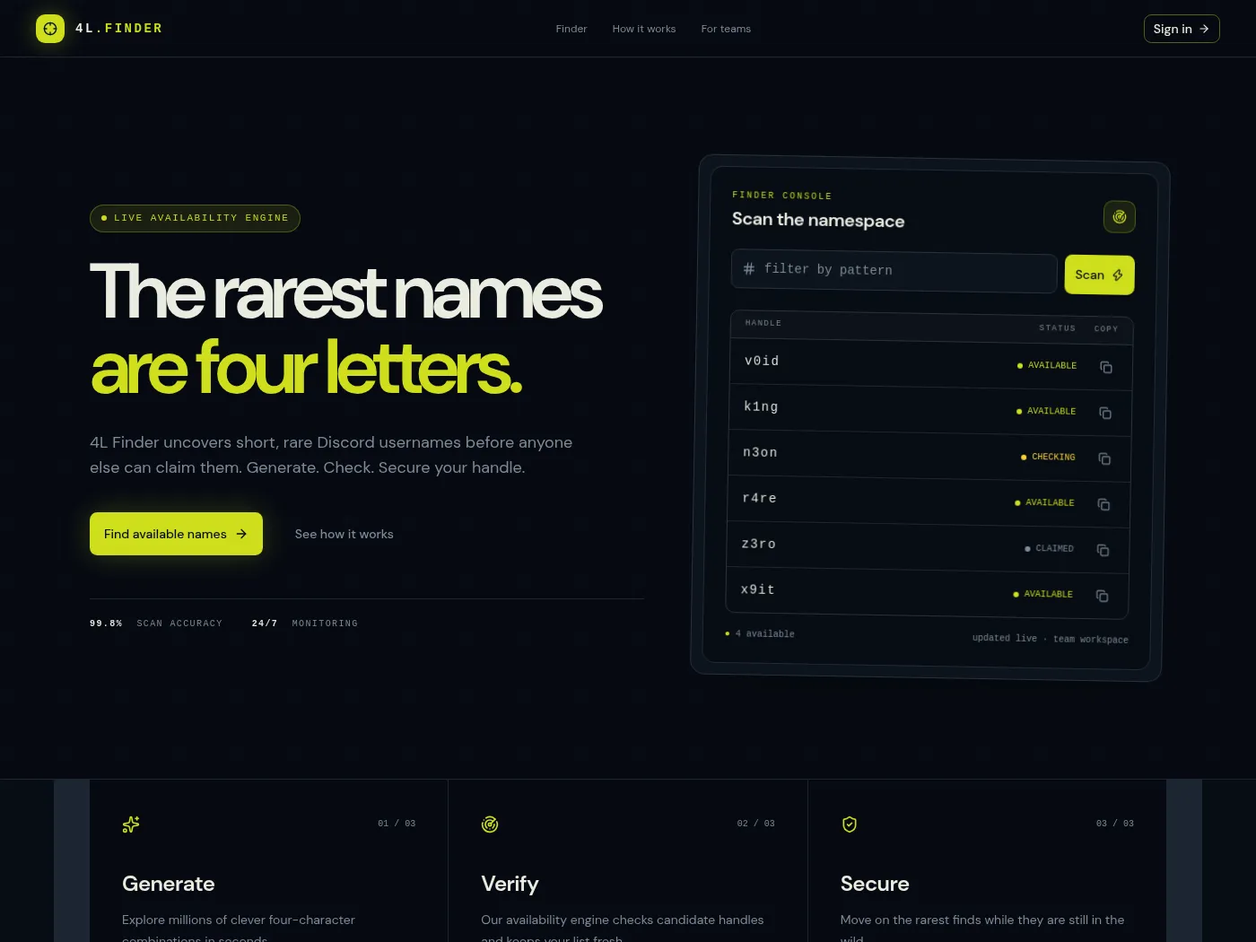 Discord 4L Finder