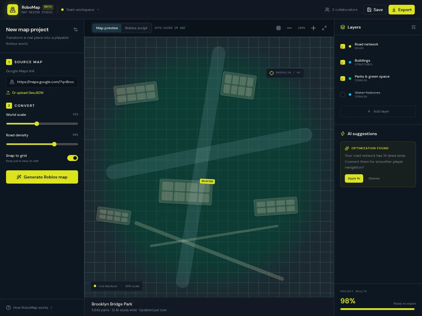 RoboMap Creator