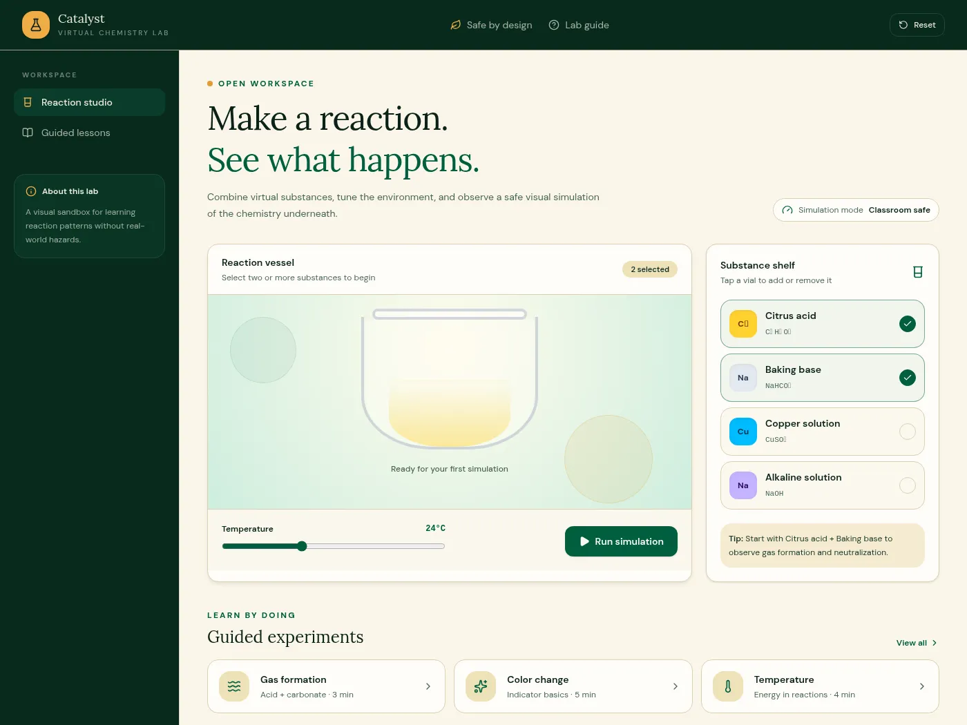 Virtual Chemistry Lab