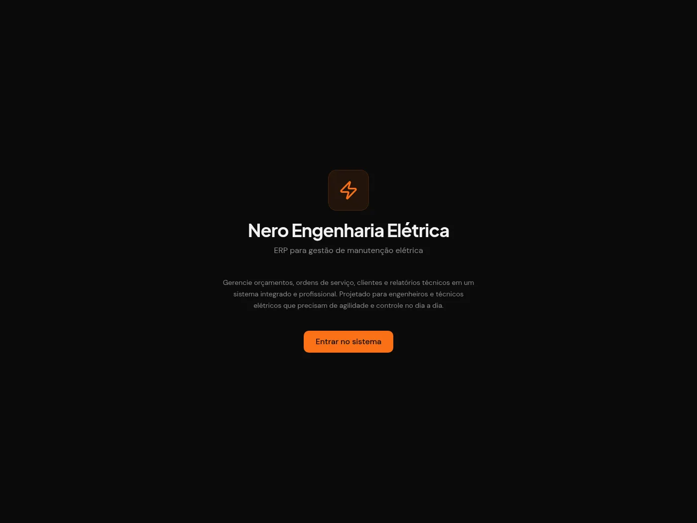 Nero Engenharia ERP Suite
