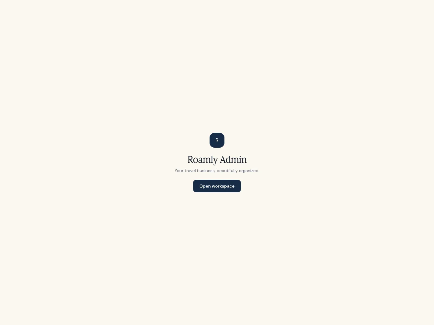 Travel Admin Portal