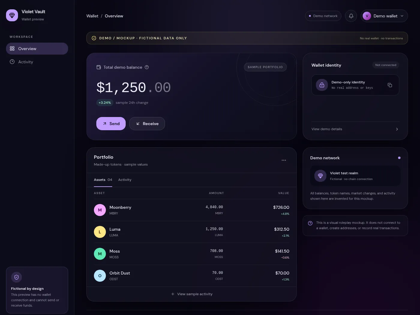 Phantom Wallet Mockup
