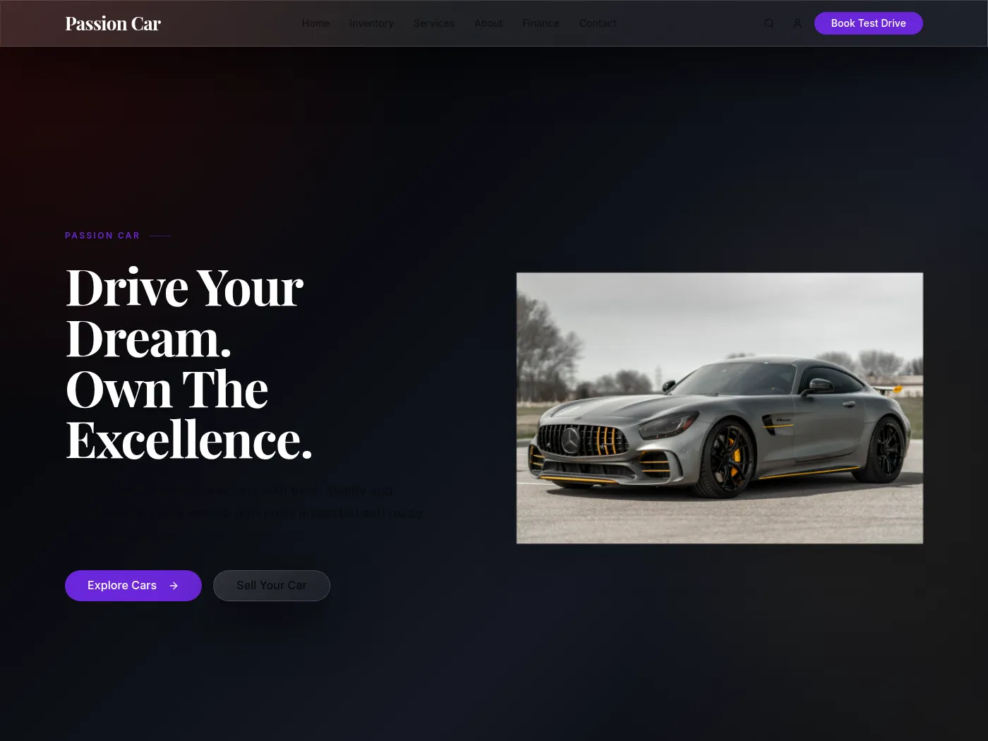 Passion Car Showroom