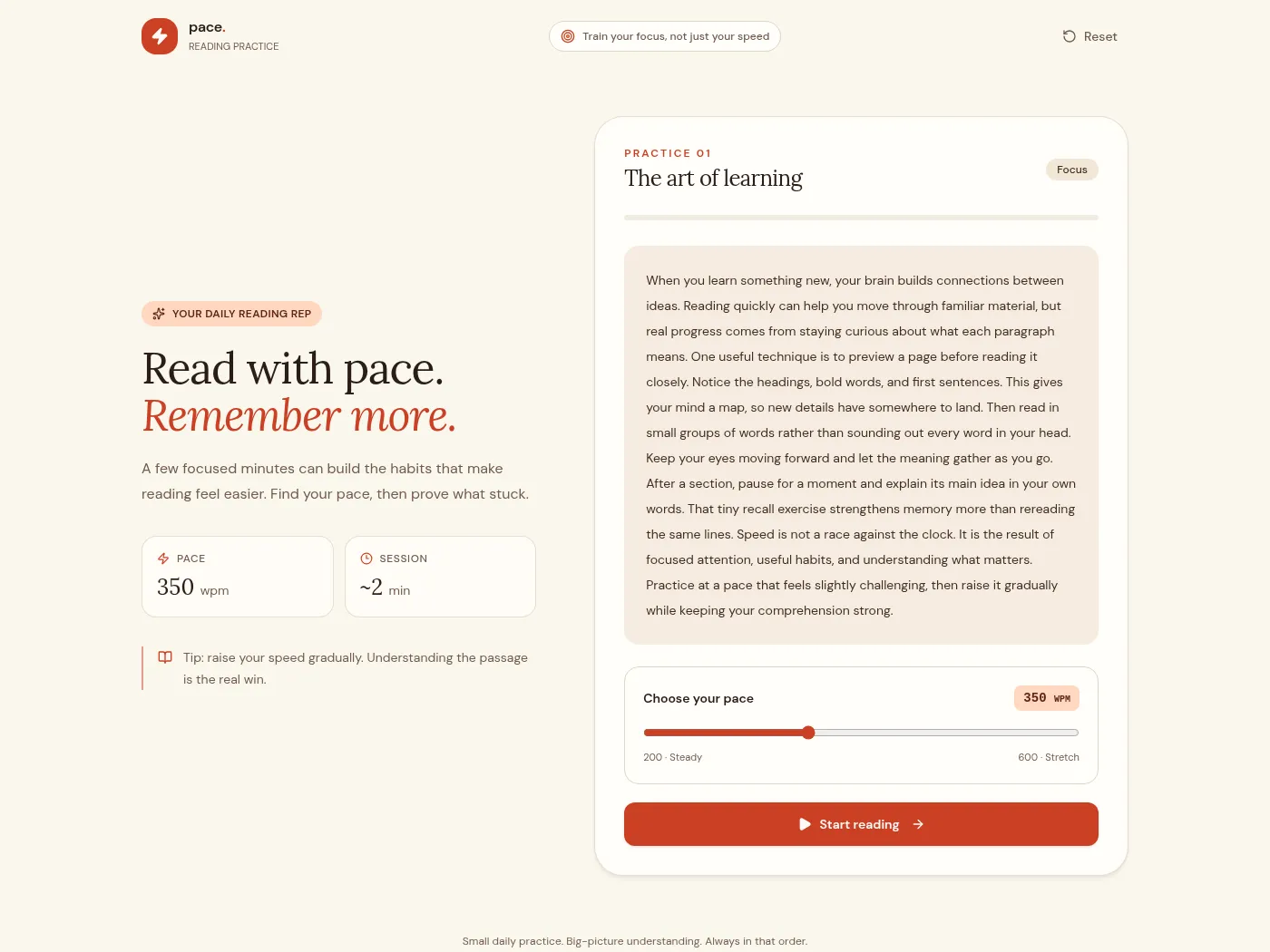 Sparx Reader Speed Booster