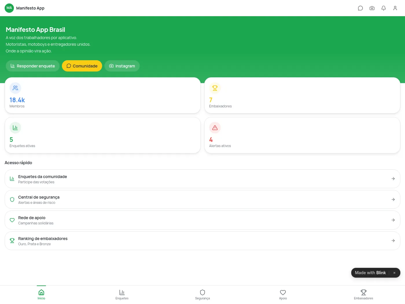 Manifesto App Brasil