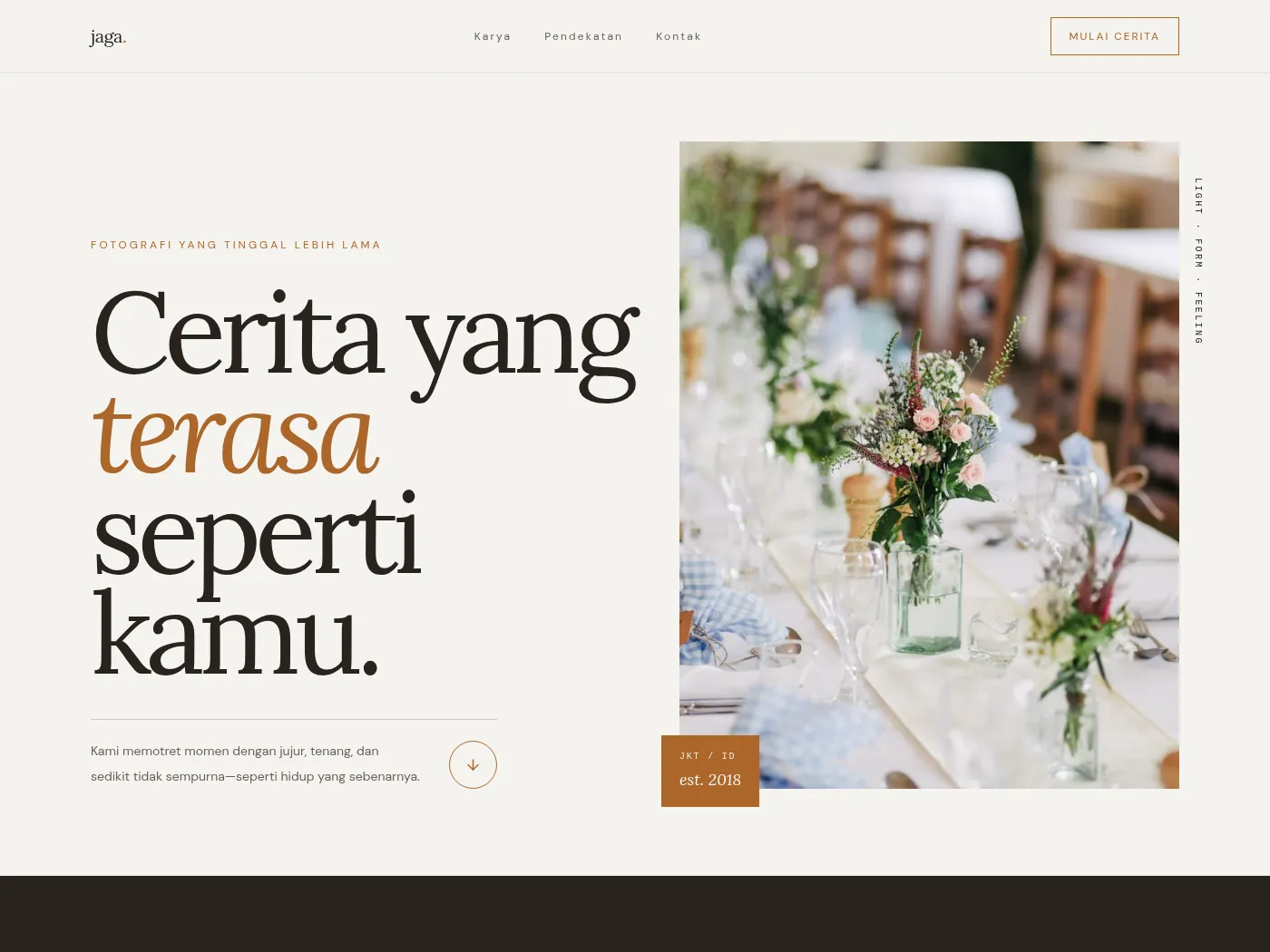 Jaga Fotografer Web