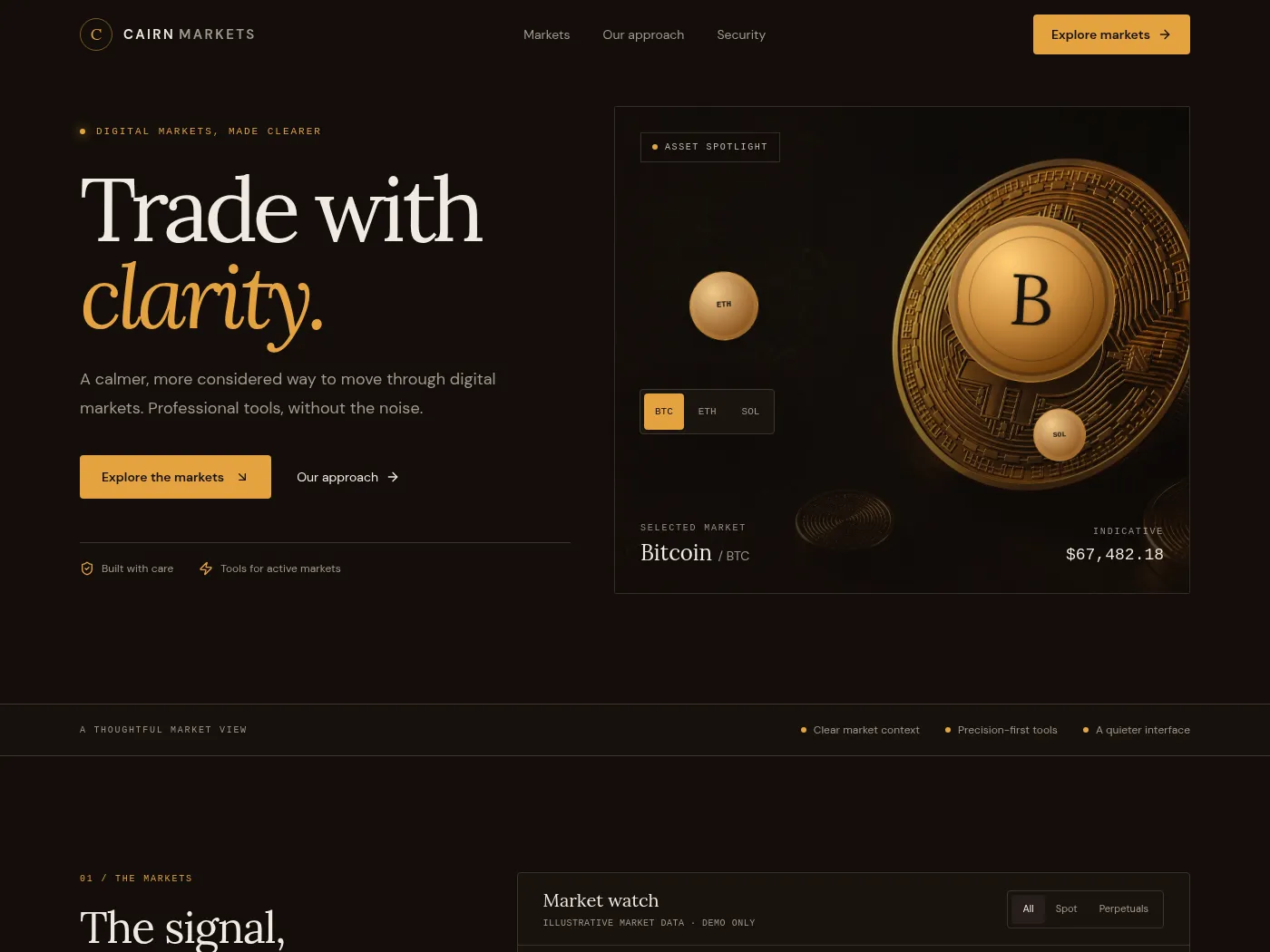 Web3 Trade Landing