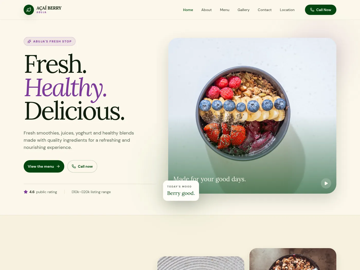 Açaí Berry Abuja Website