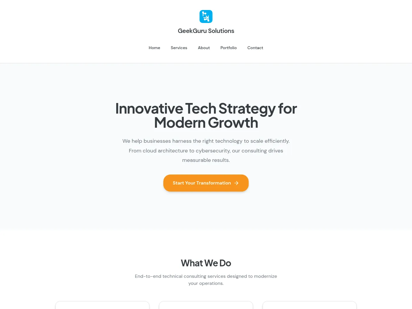GeekGuru Web Theme