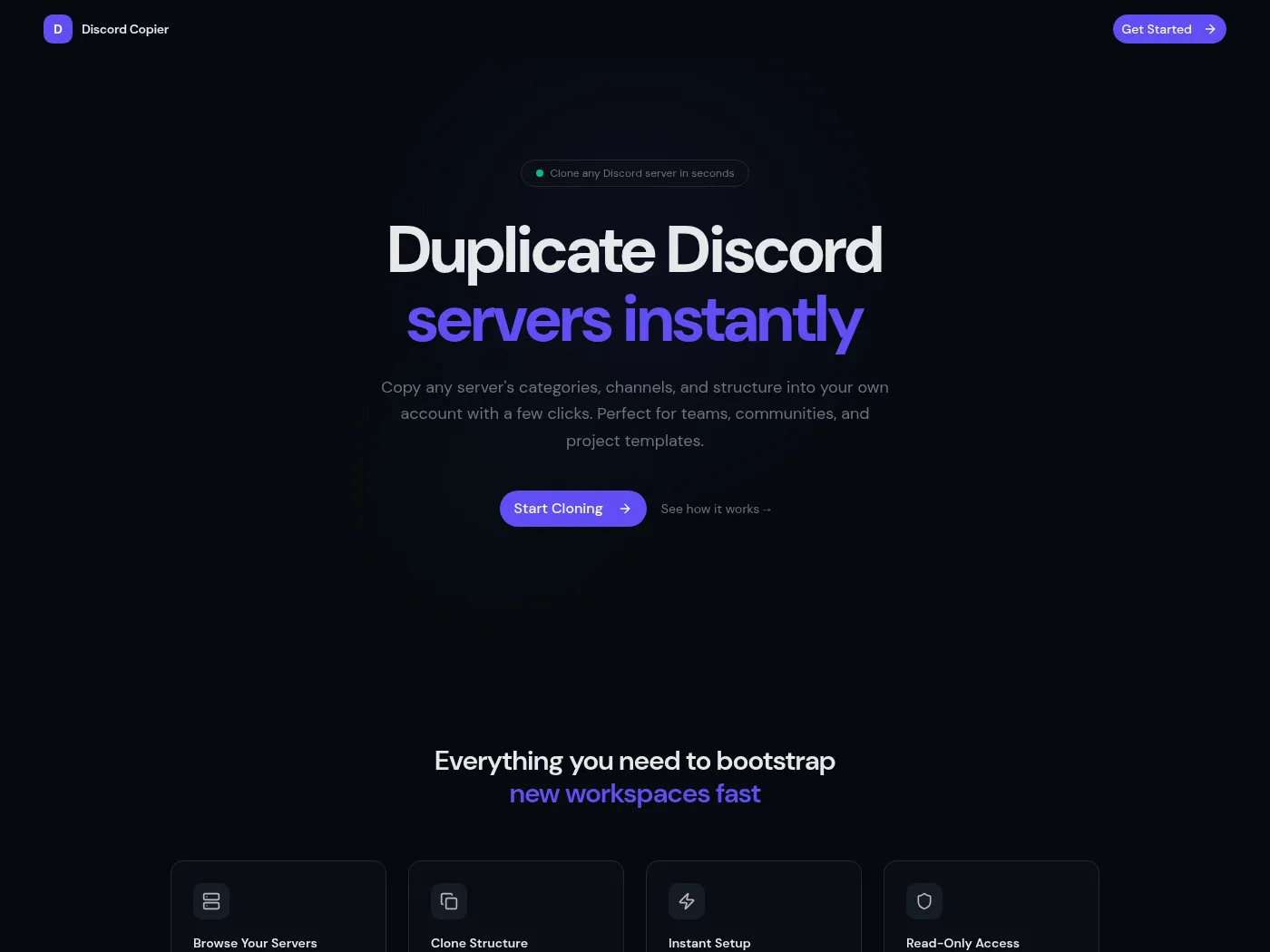 Discord Server Copier