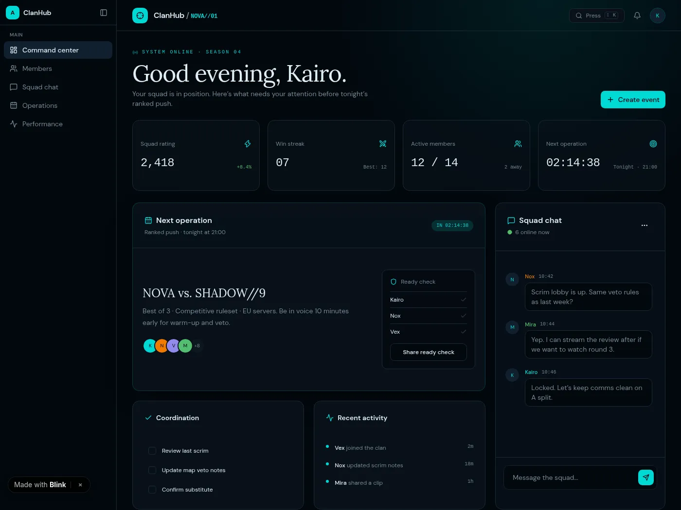ClanHub for Standoff 2