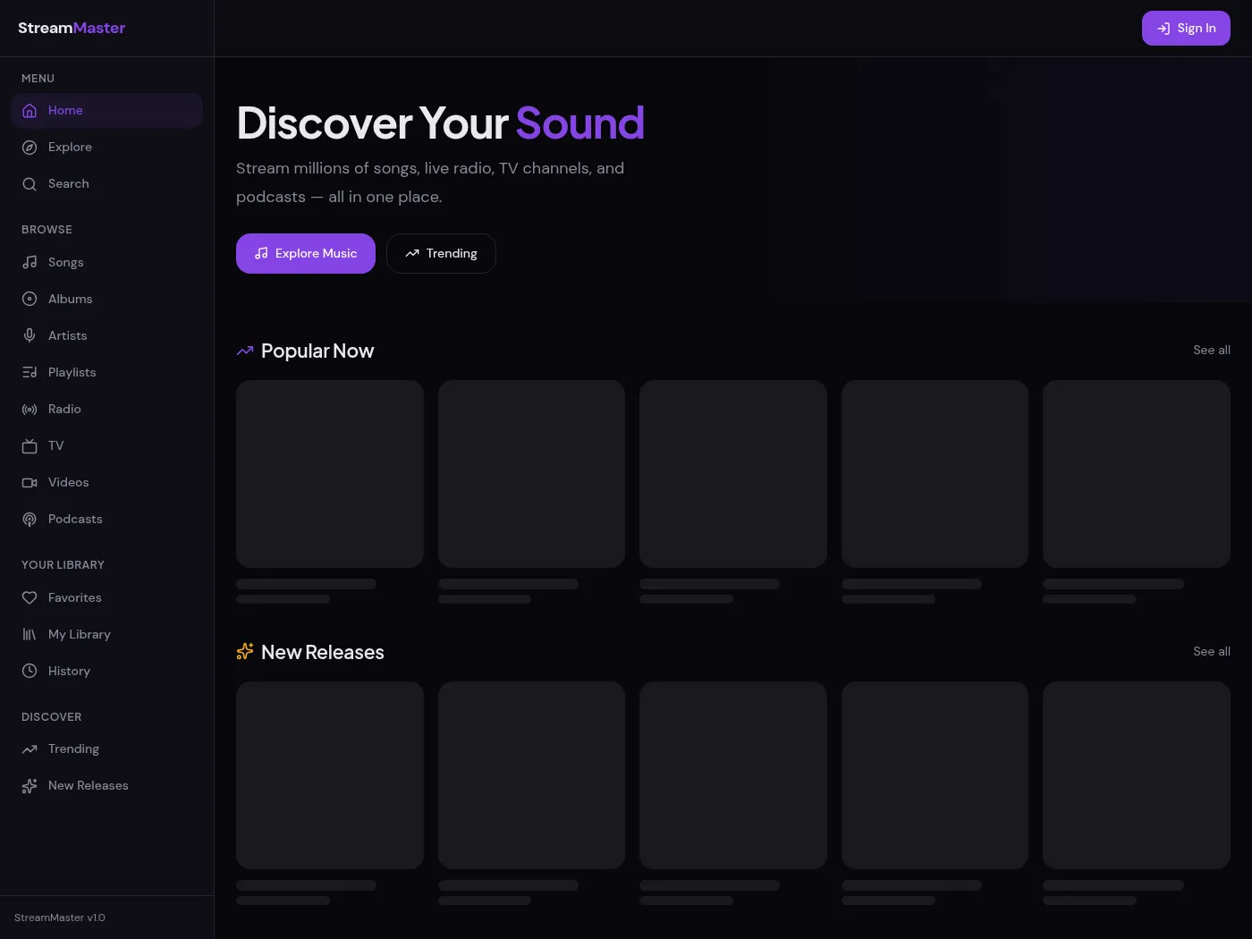StreamMaster WP Theme