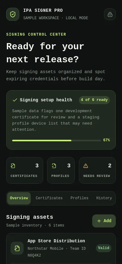 IPA Signer Pro