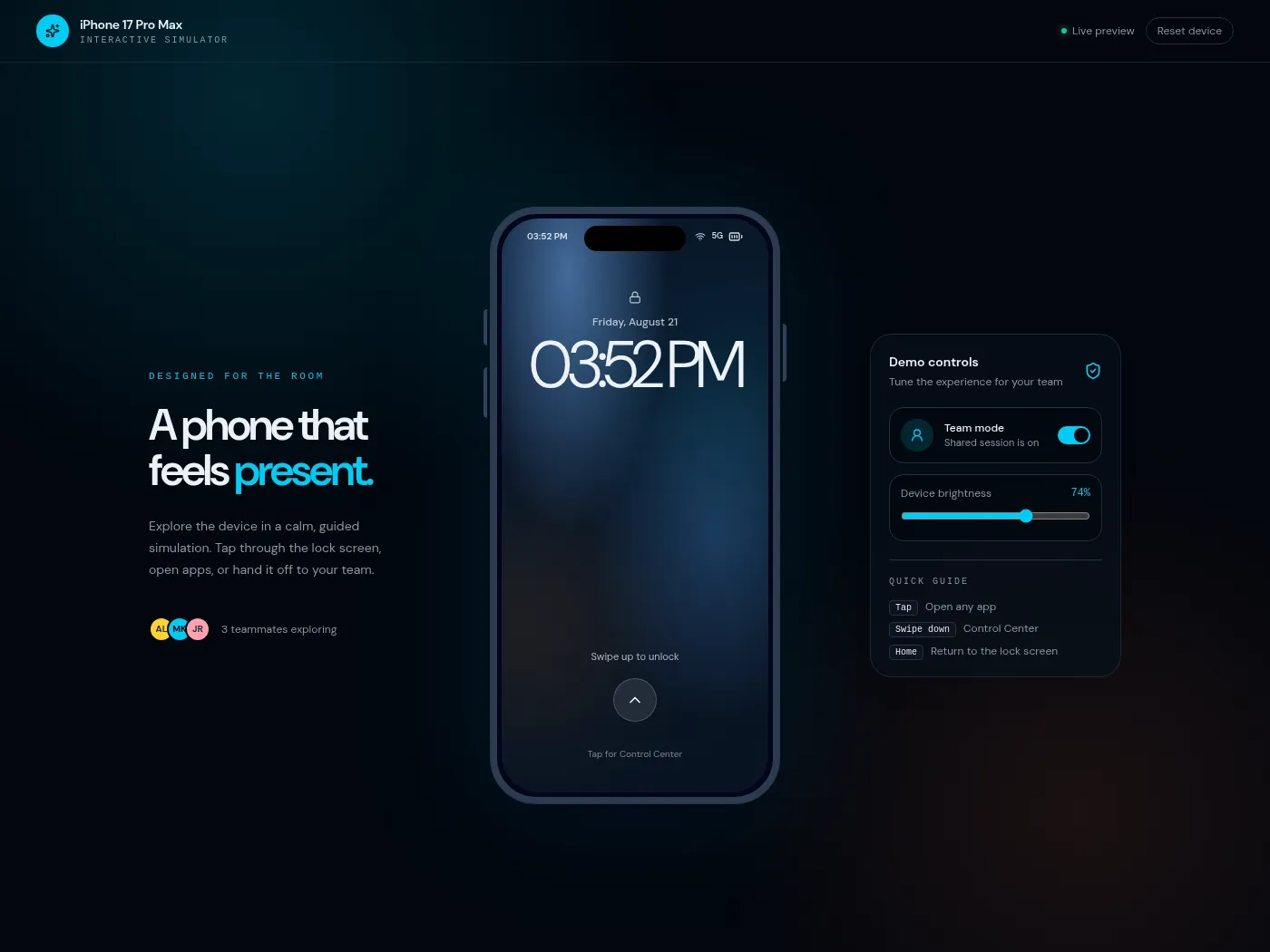 iPhone 17 Pro Max Sim