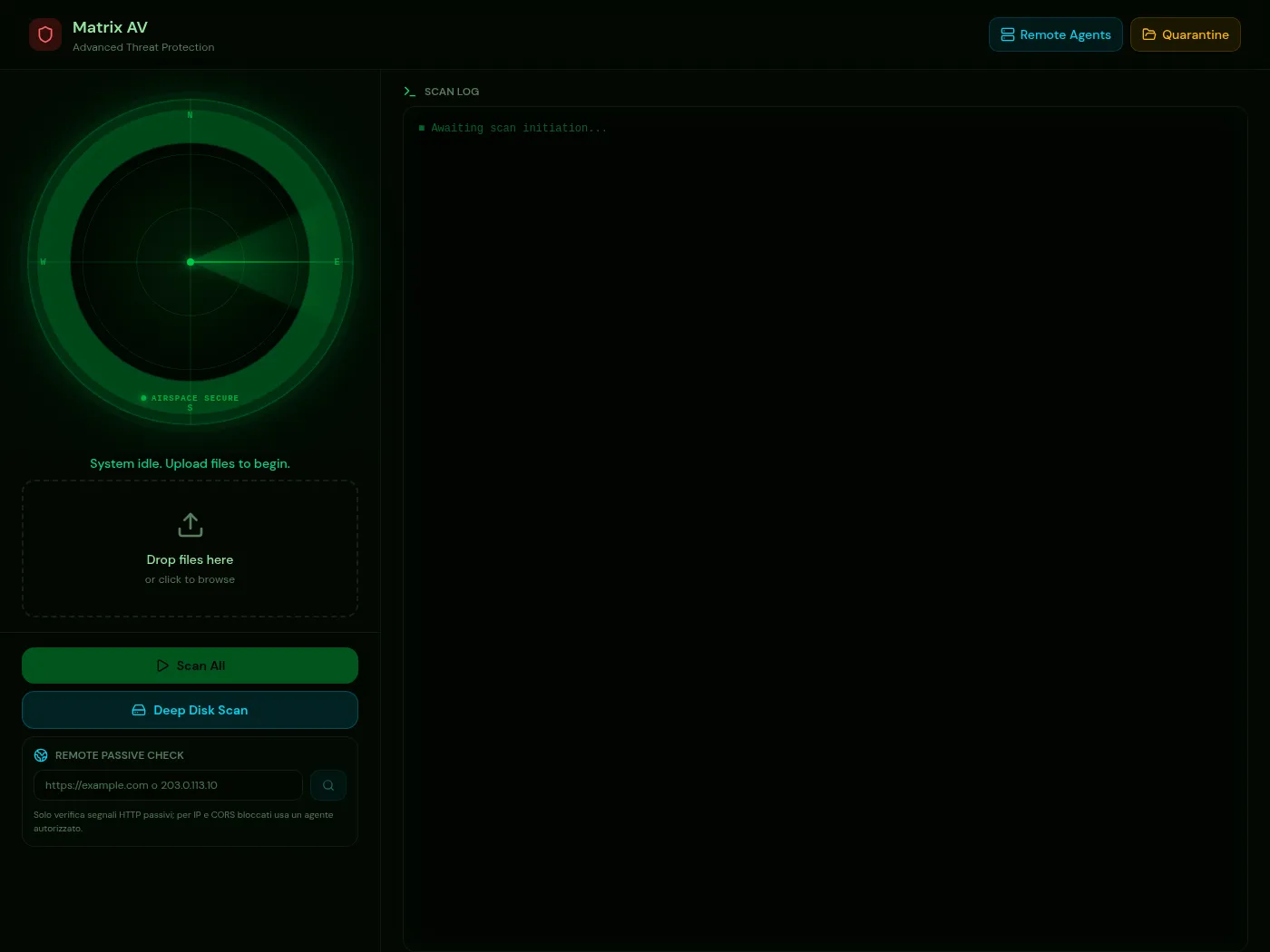 SICURANZA Matrix AV Web