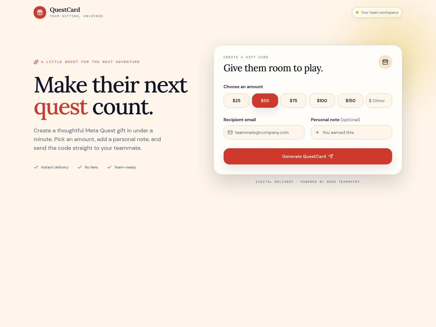 QuestCard Generator