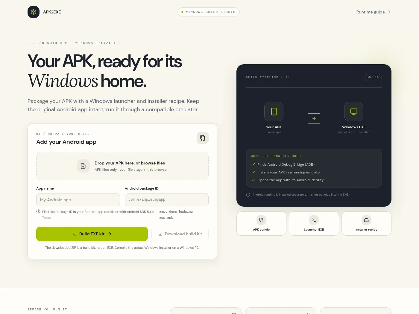 APK2EXE Launcher