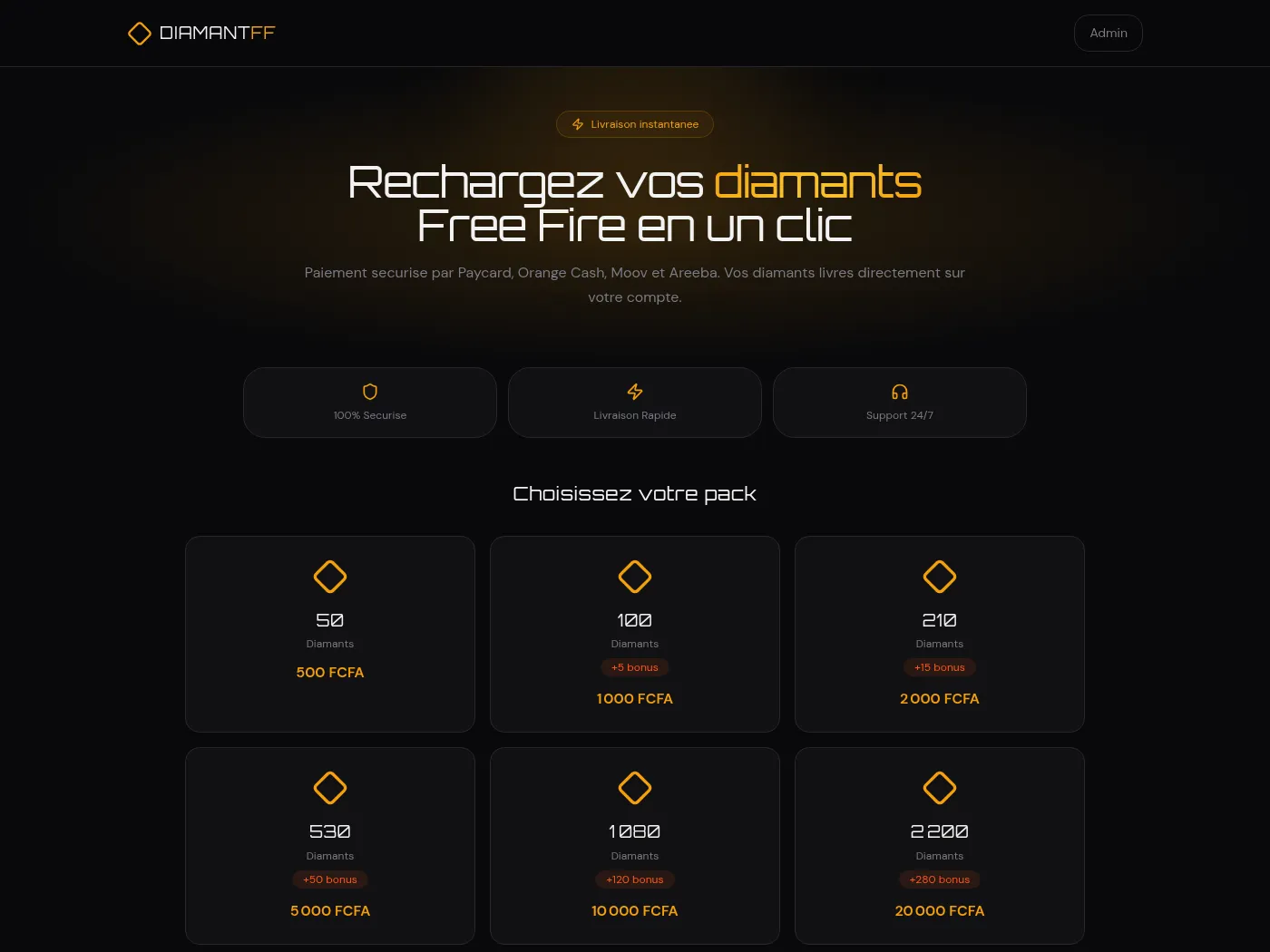 Diamant FF Store