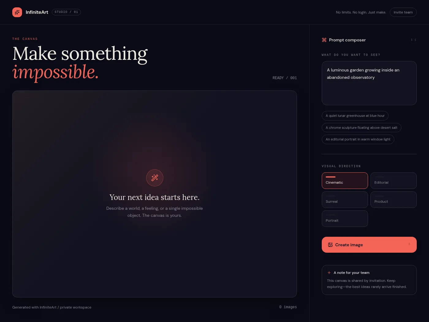 InfiniteArt AI Creator