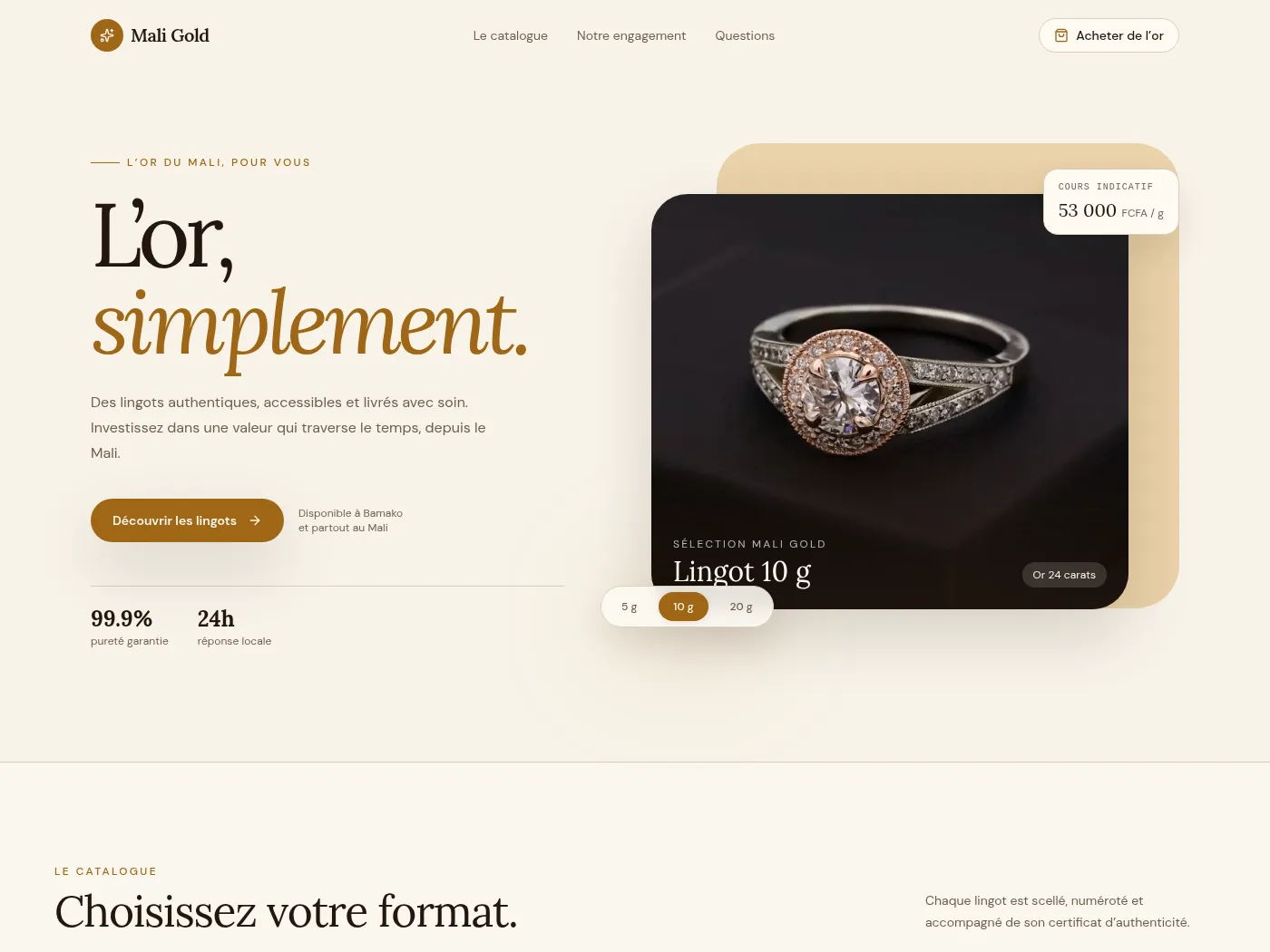 Mali Gold Marketplace