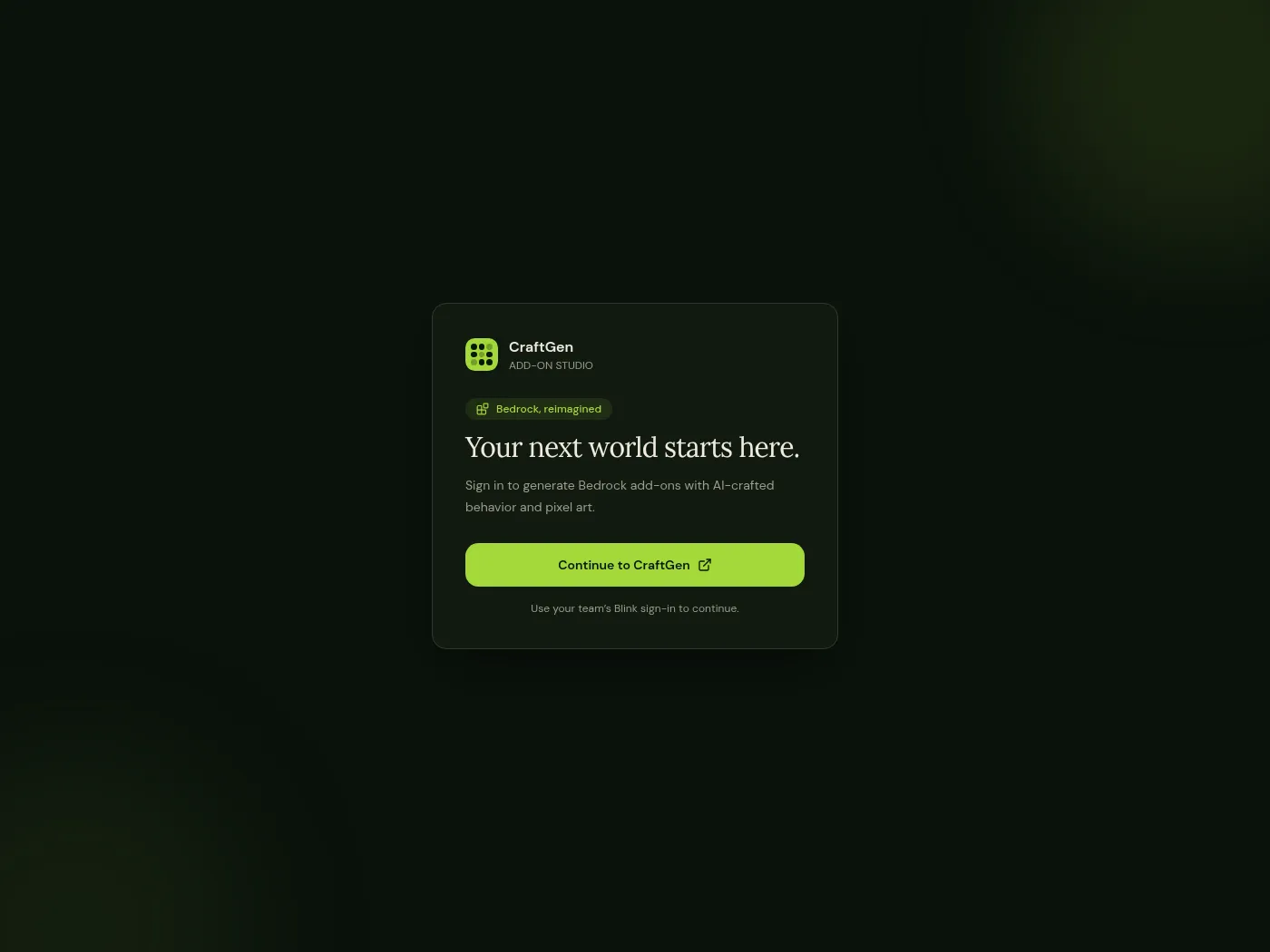 CraftGen AI Add-on Studio