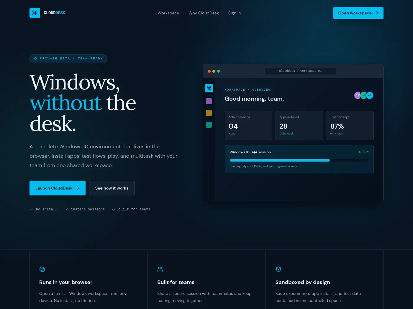 Win10 Web Emulator