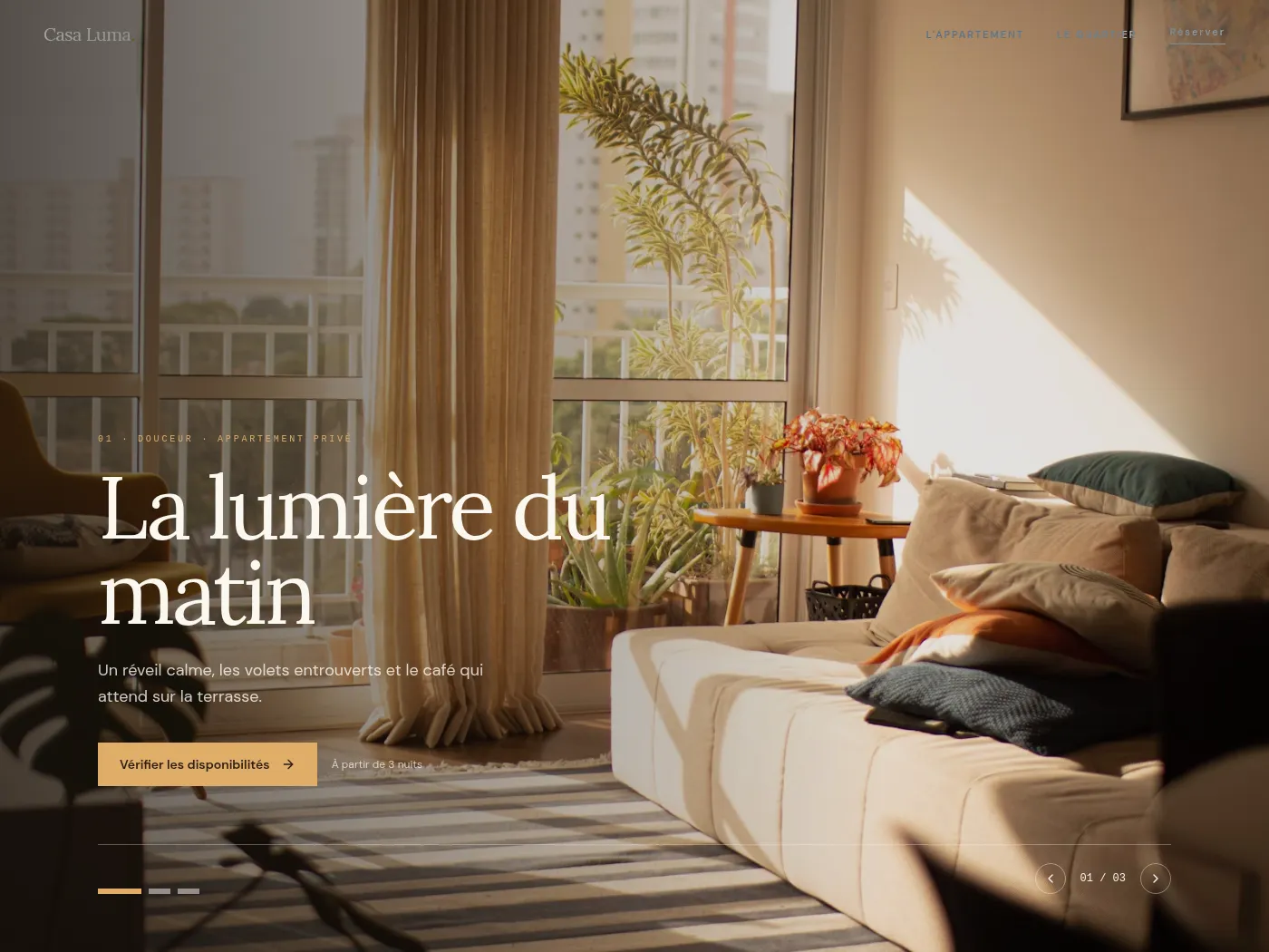 Short Stay Apartment Site