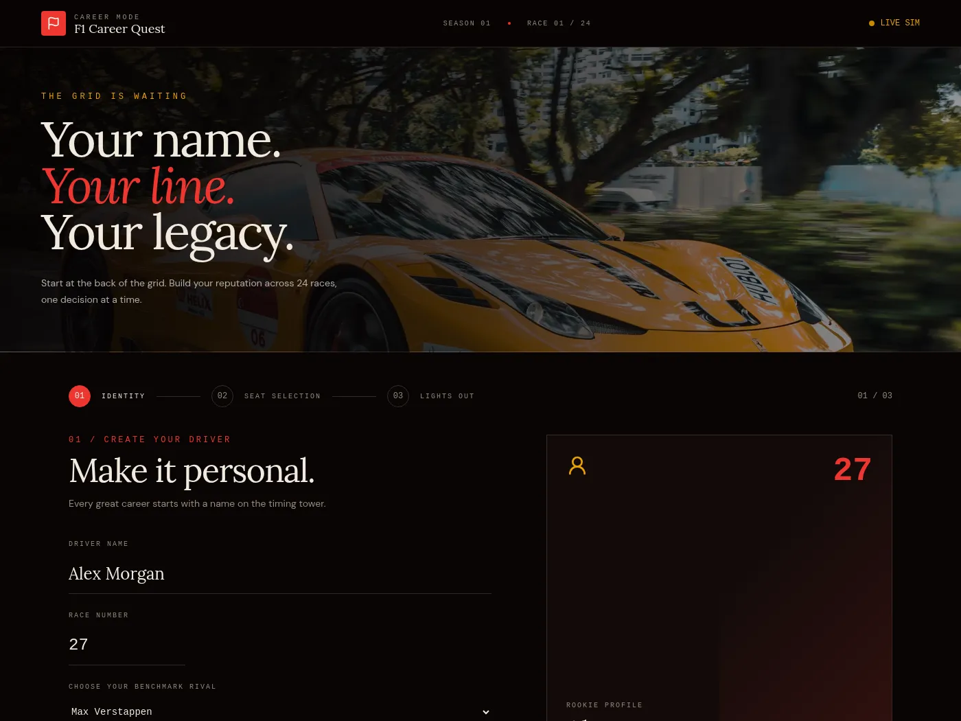 F1 Career Quest