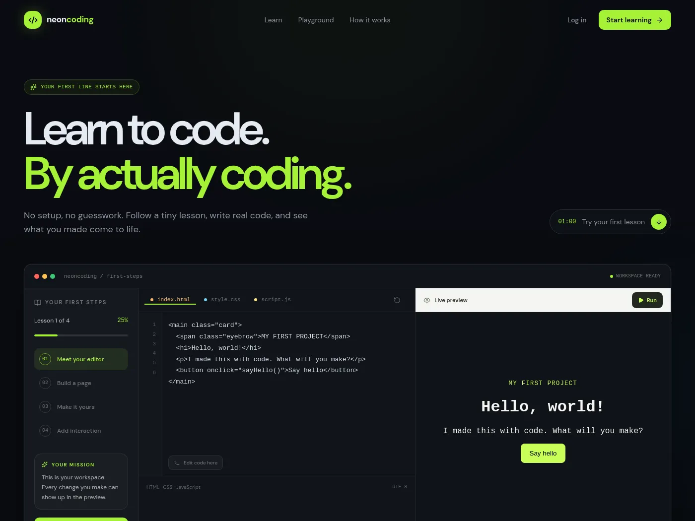 NeonCoding Hub