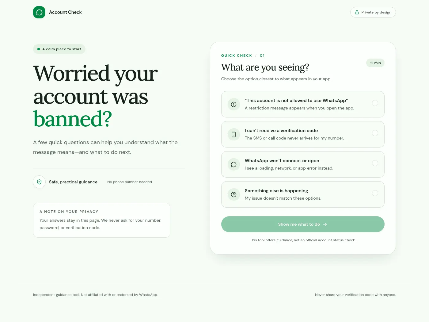 WhatsApp Ban Checker