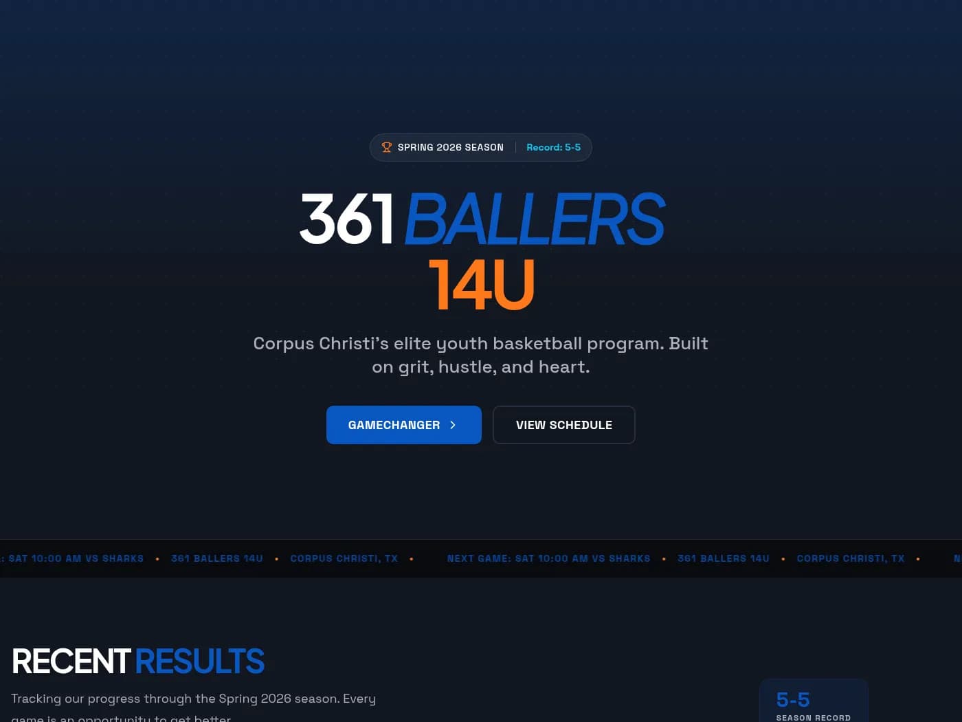 361 Ballers Team Hub