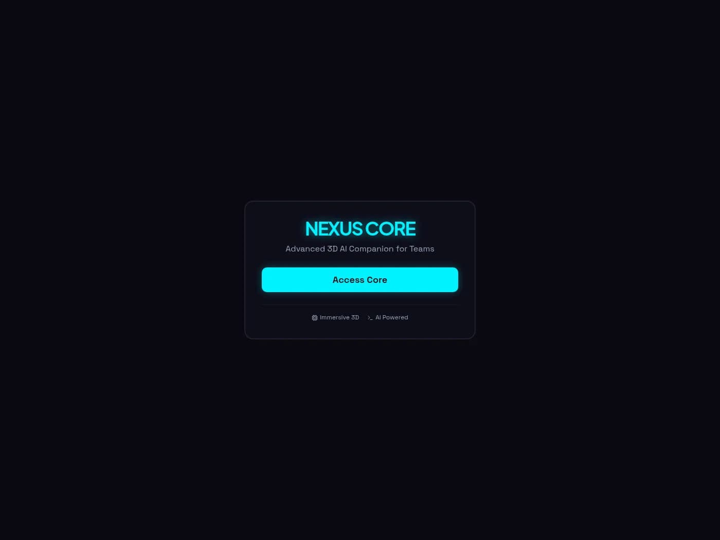 3D AI Chat Companion