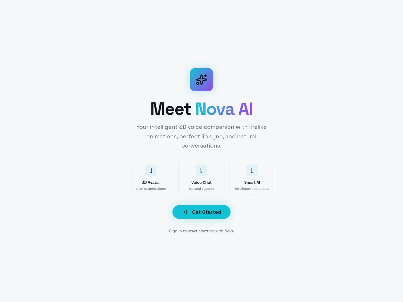 3D AI Voice Companion