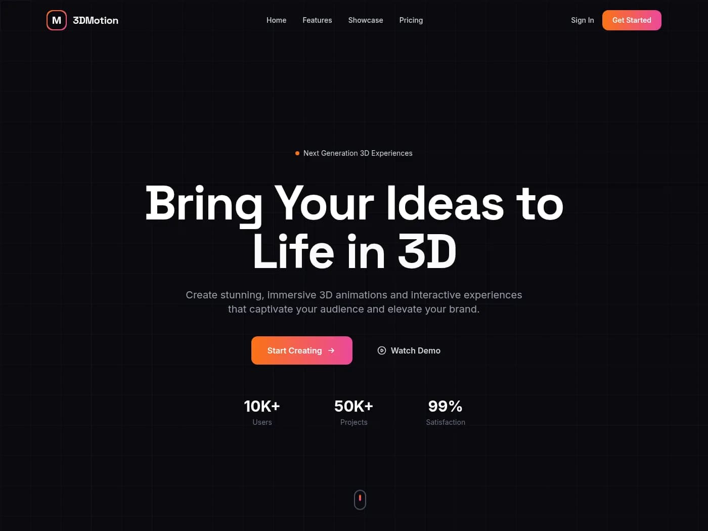 3D Motion Web